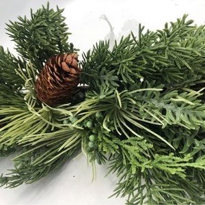 Threshold | Holiday | Threshold Swag Spruce Garland With Green Berries ...